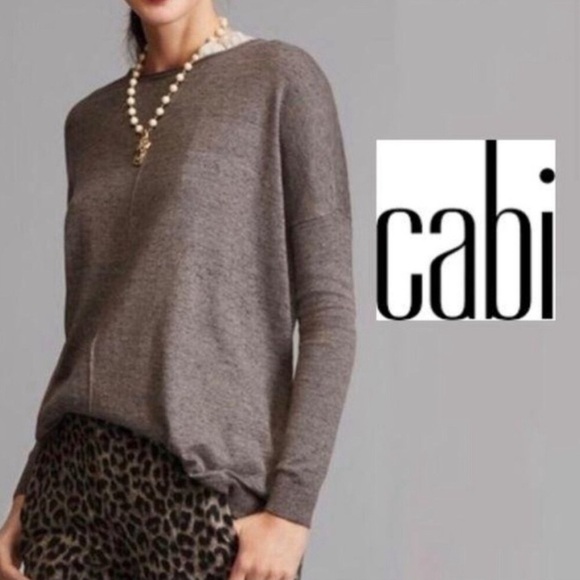 CAbi | Sweaters | Cabi Pullover Sweater In Mushroom Style Number 335 ...